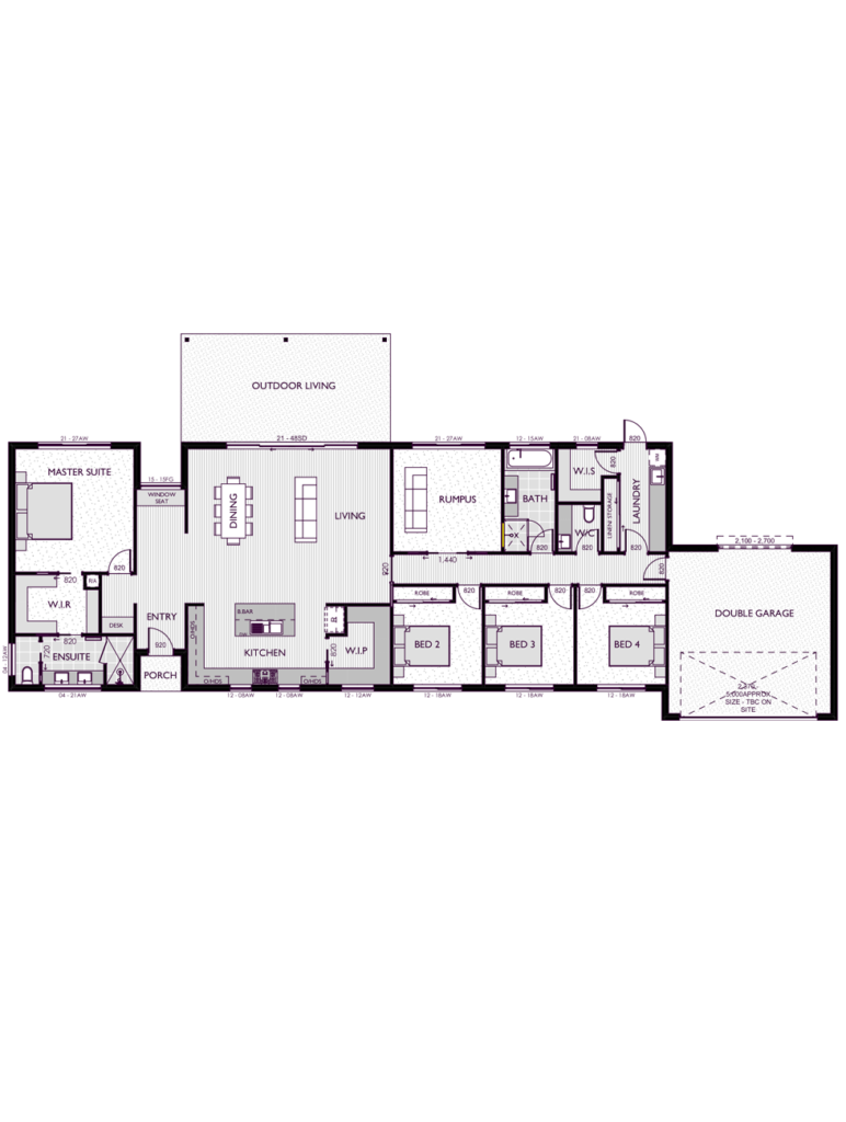 Harvey 32 Floor Plan | Virtue Homes | Award Winning Builders Gippsland